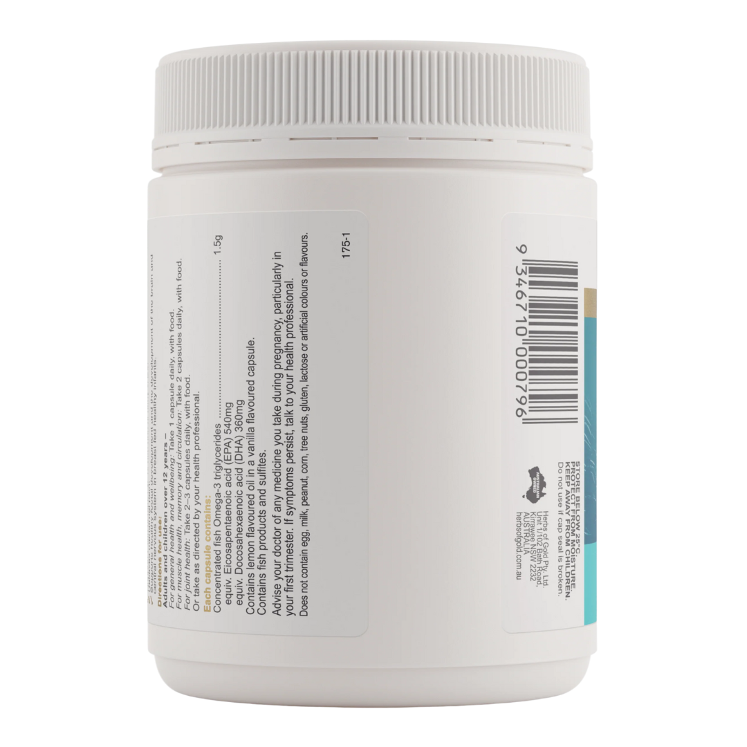 Buy Herbs of Gold Triple Strength Omega-3 for Health | Aid Station