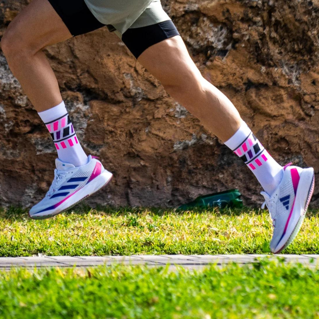 Sporcks | Bright Pattern Design Running Socks | Online At Aid Station